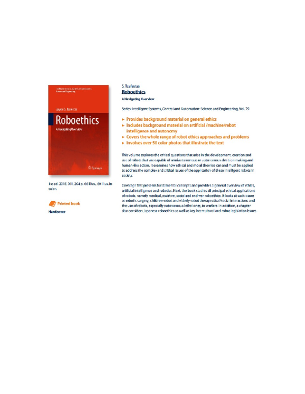 (DOC) ROBOETHICS: A Navigating Overview