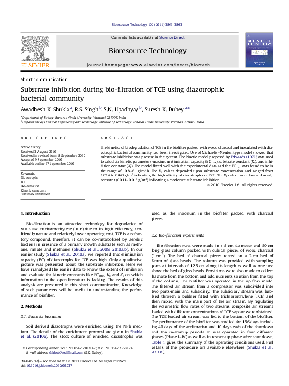 (PDF) Biodegradation of TCE