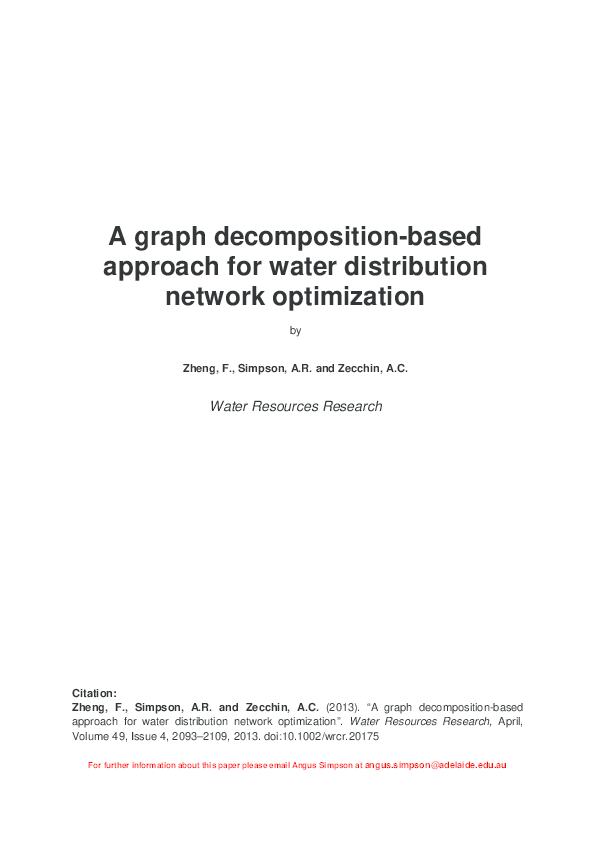 (PDF) A graph decomposition-based approach for water distribution ...