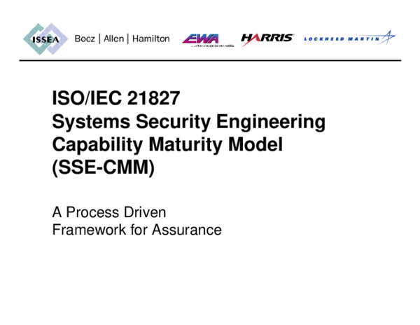 (PDF) 3-ISOIEC-21827-CMMIAnd Assurance Aug2-Moss-Richardson