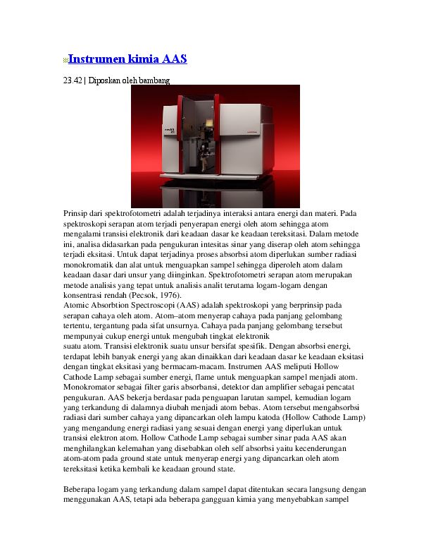 (DOC) Instrumen kimia AAS