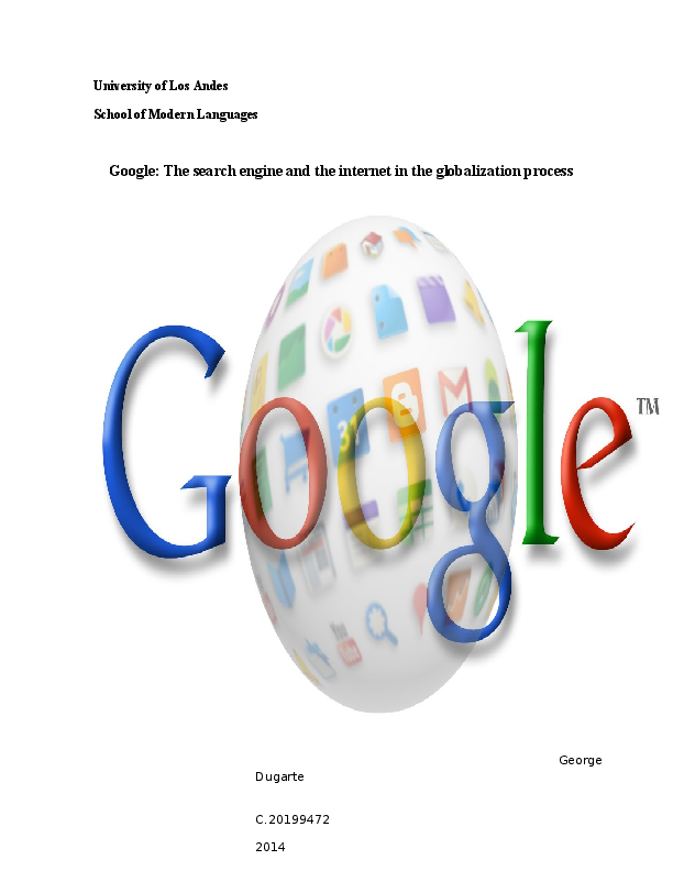 (DOC) Google and the process of globalization