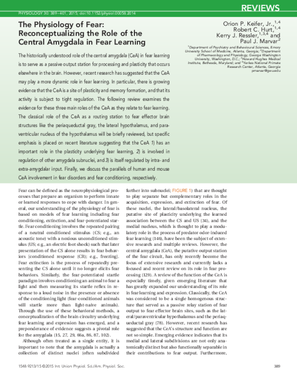 (PDF) The amygdala | Joseph LeDoux - Academia.edu