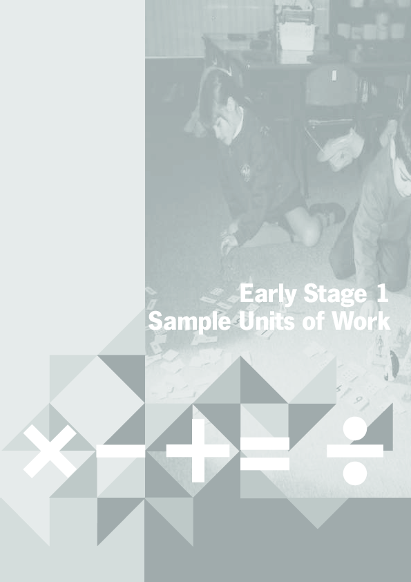 (PDF) Early Stage 1 Sample Units of Work
