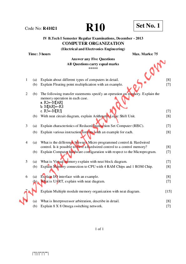 (PDF) COMPUTER ORGANIZATION