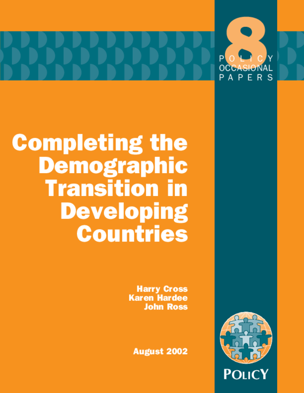 (PDF) Completing the Demographic Transition in Developing Countries