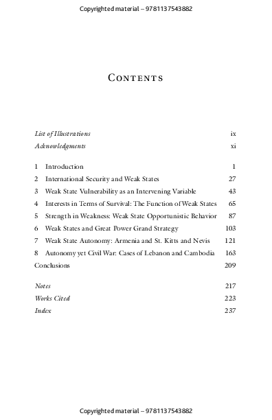 (PDF) Weak States in International Relations Theory: The Cases of ...