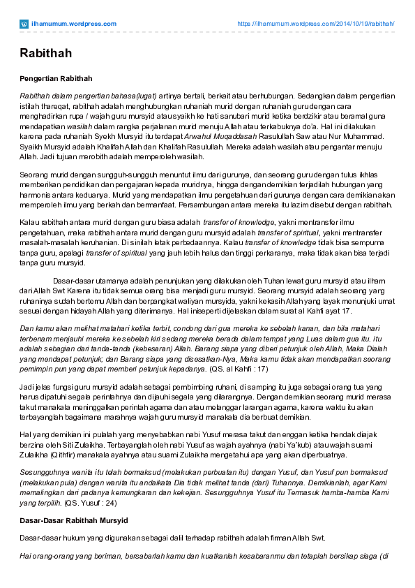 (PDF) Rabithah