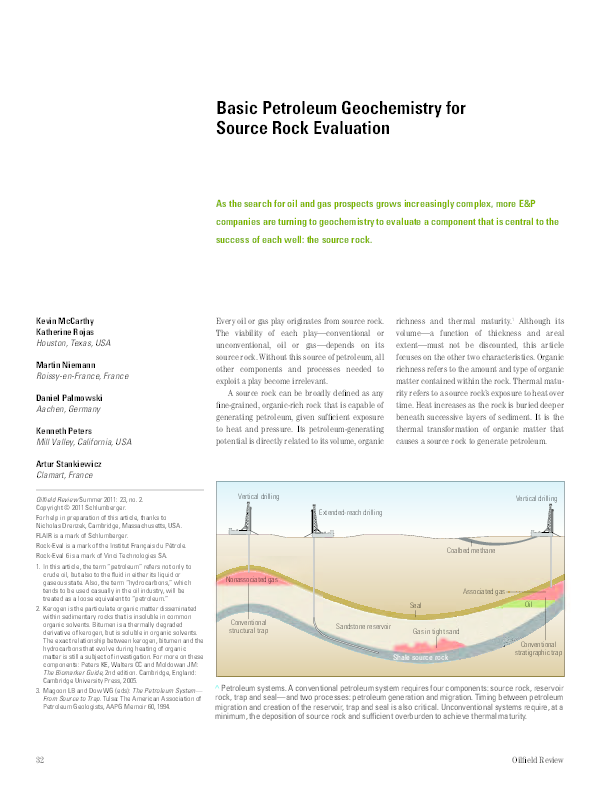 (PDF) Basic Petroleum Geochemistry for Source Rock Evaluation