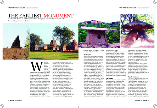 (PDF) The Earliest Monuments: Origins of Monumental Architecture ...
