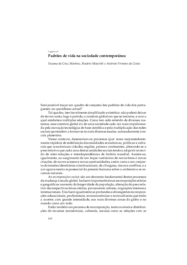 (PDF) Martins SC; Mauritti, R; Costa AF (2007), “Padrões de vida na ...