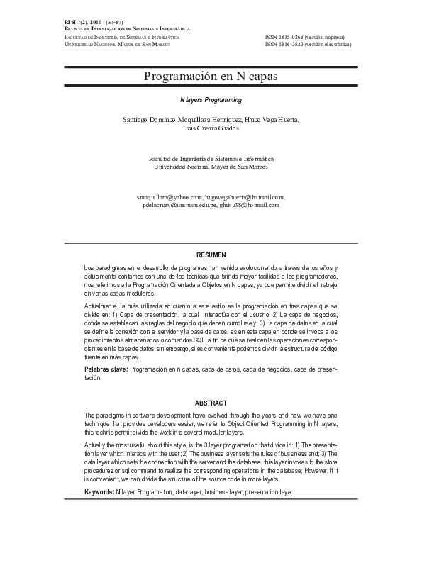 (PDF) N Capas