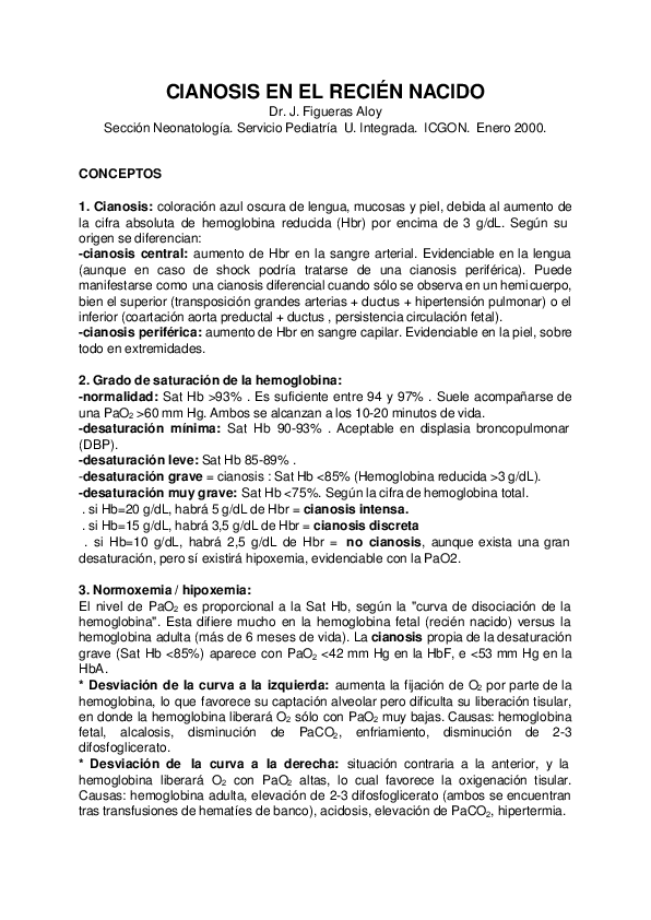 (PDF) CIANOSIS EN EL RECIÉN NACIDO