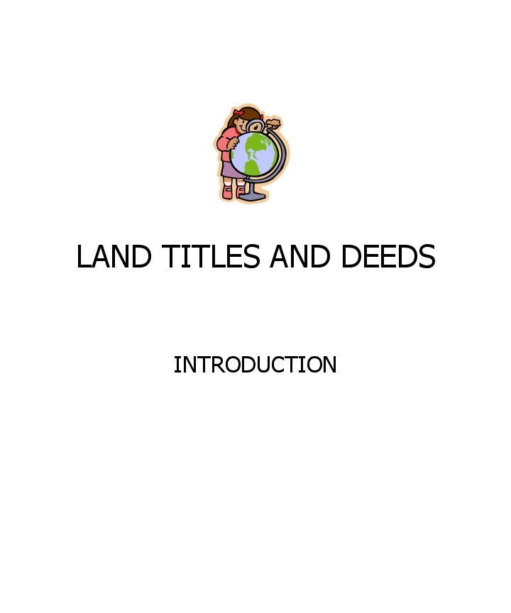 (PDF) LAND TITLES AND DEEDS