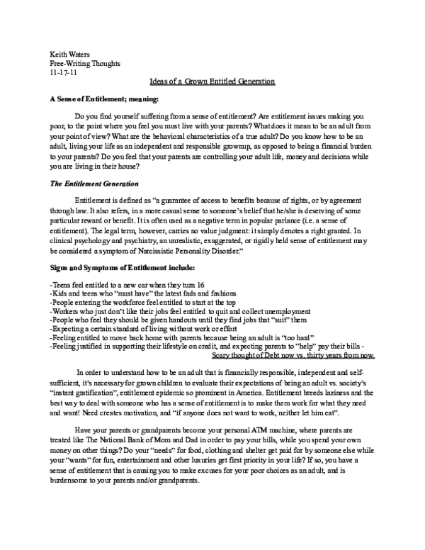 (DOC) Ideas of an Adult Entitlement Generation
