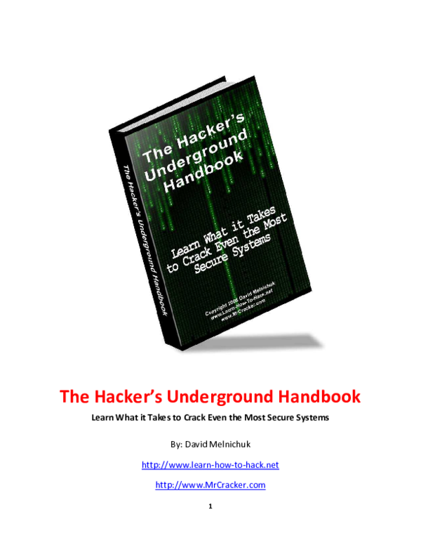 (PDF) The Hackers Underground Handbook (2) (1)
