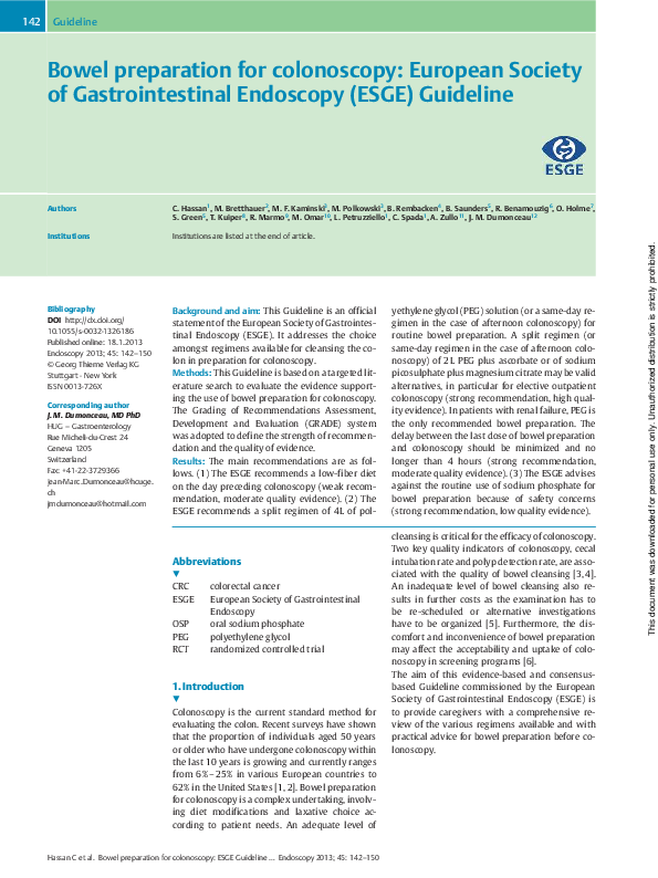 (PDF) Hassan 2013 Endoscopy