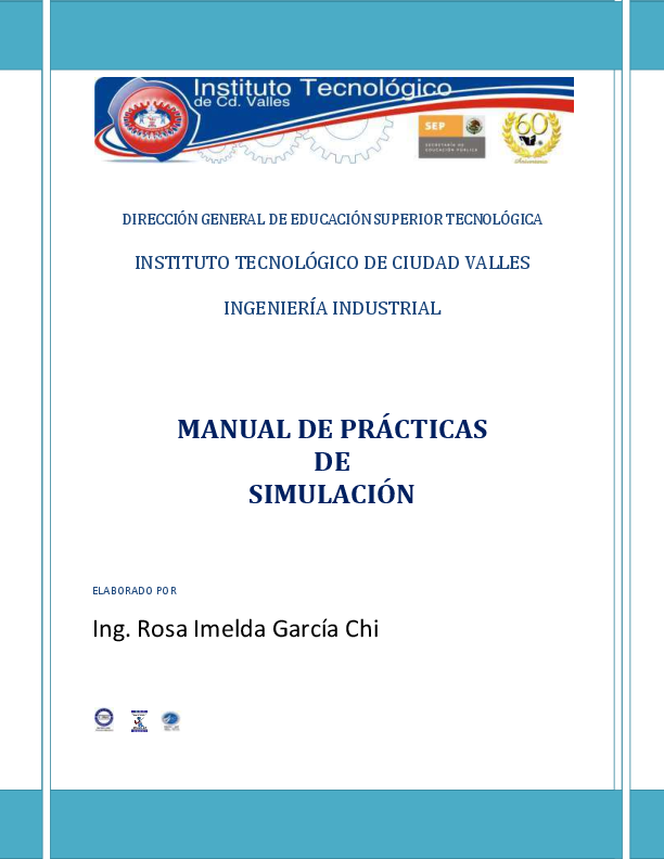 (PDF) MANUAL+DE+PRACTICAS+DE+SIMULACION (PDF) MANUAL+DE+PRACTICAS+DE+SIMULACION