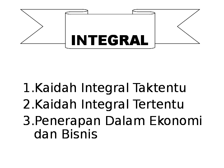 (PPT) Presentasi Integral