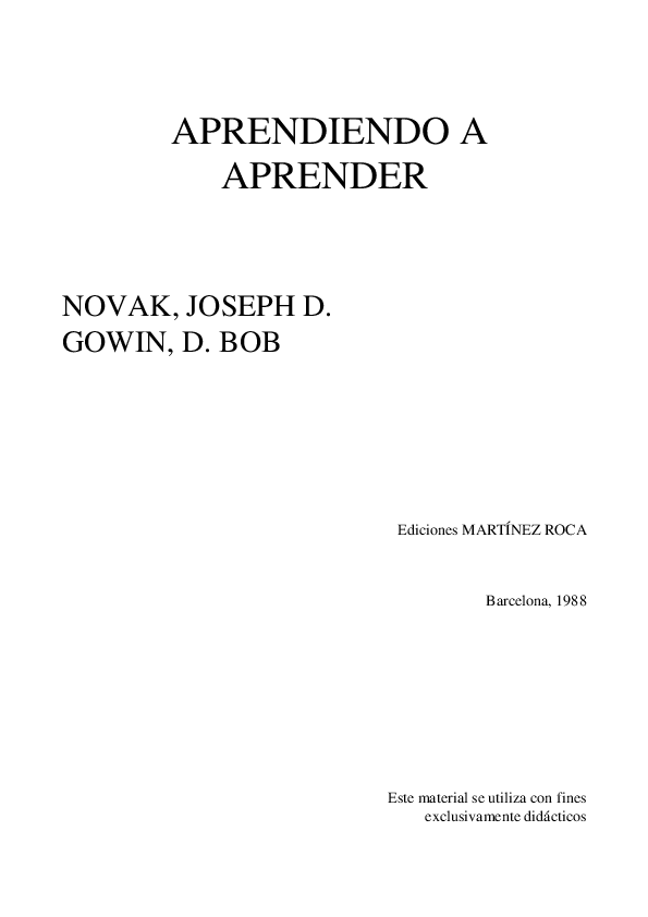 (PDF) Libro de Novak