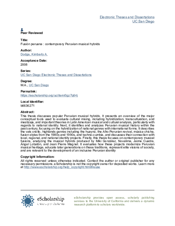 (PDF) Electronic Theses and Dissertations