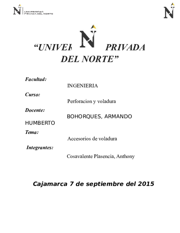 (DOC) UNIVERSIDAD PRIVADA DEL NORTE
