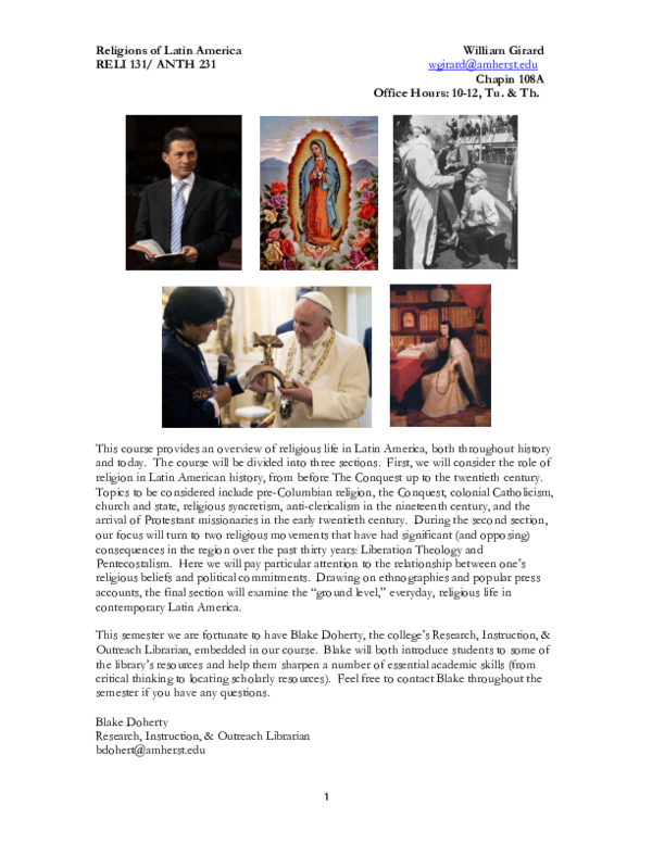 (PDF) Religions of Latin America