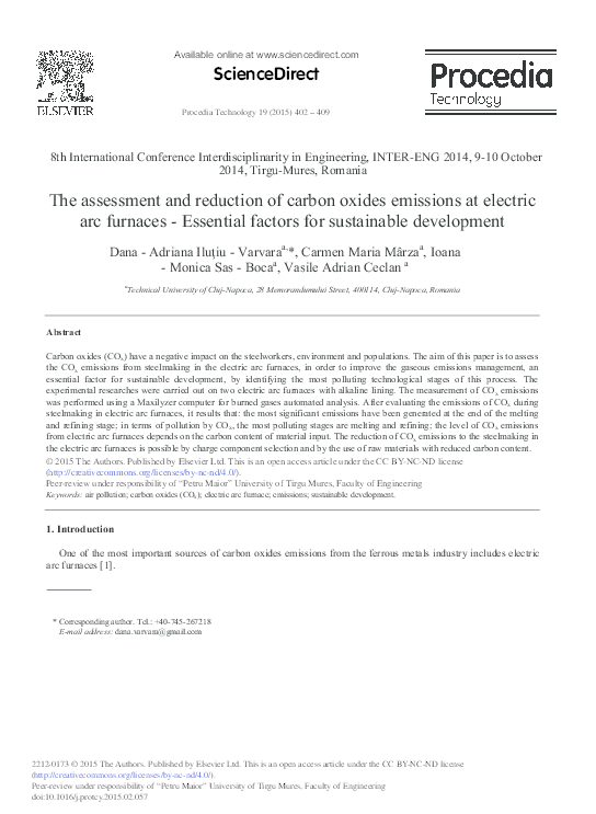 (PDF) NOx Emission in Iron and Steel Production: A Review of Control ...