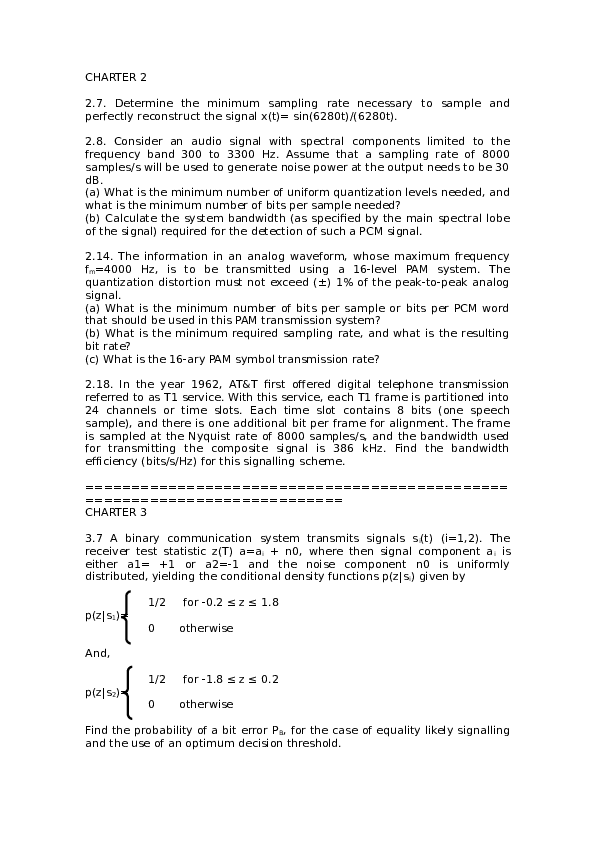spectral components of signal