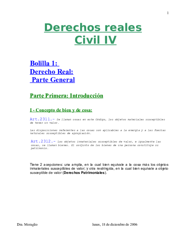 (DOC) CIVIL 4 REALES Parte General Bol 1 a 10