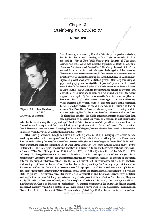 (PDF) Steinberg's Complexity, from The Baroque in Architectural Culture ...