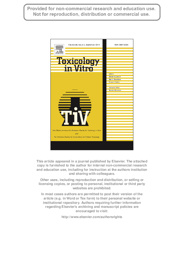 (PDF) Cytotoxic, biochemical and genotoxic effects of biodiesel ...