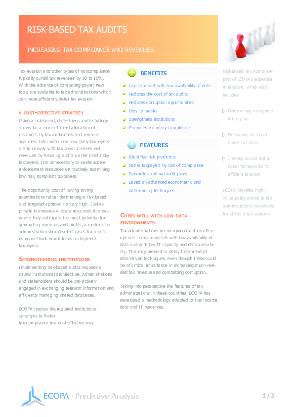 (PDF) 1 RISK-BASED TAX AUDITS
