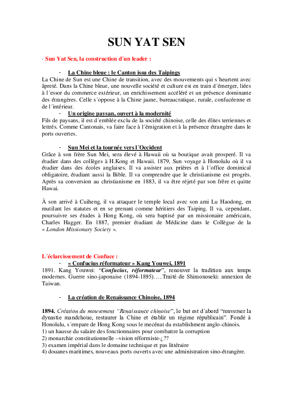 (PDF) Sun Yat Sen