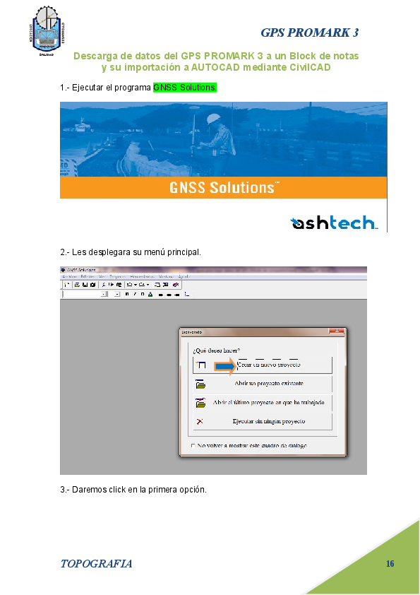 (DOC) Descarga de datos del GPS PROMARK 3 a un Block de notas y su ...