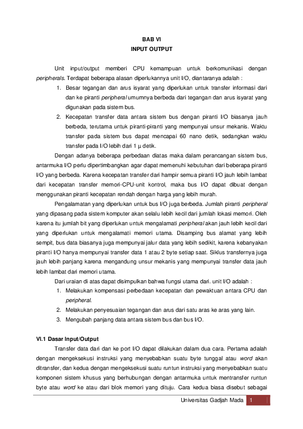 (PDF) INPUT OUTPUT Unit
