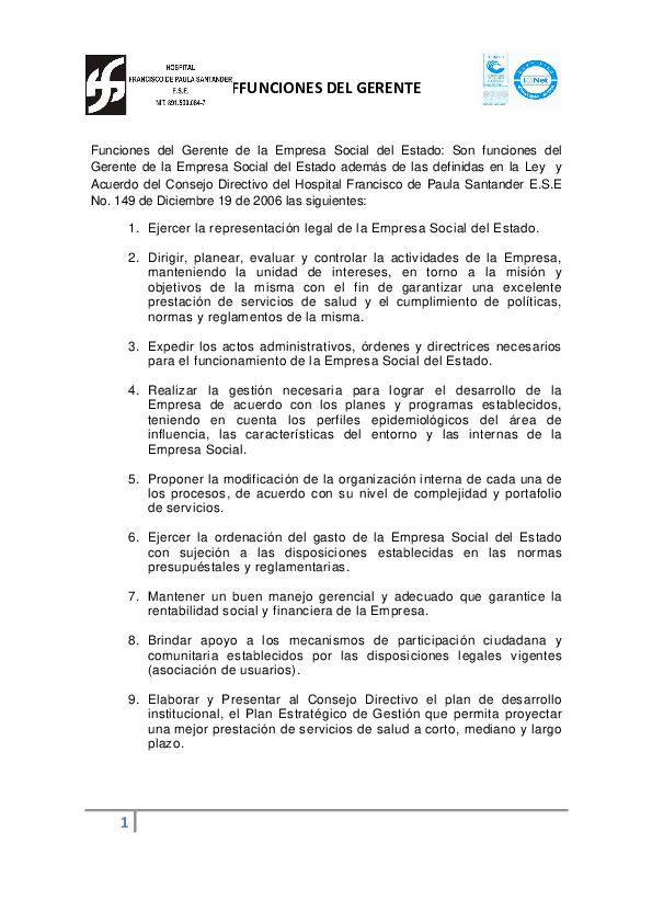 (PDF) FUNCIONES DEL GERENTE