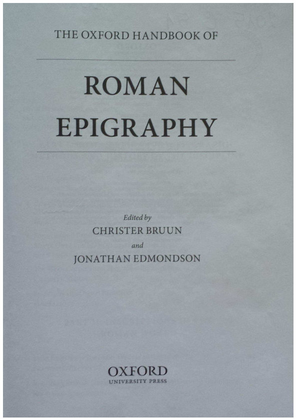 (PDF) Death and Burial, in Ch. Bruun, J. Edmondson (cur.), The Oxford ...