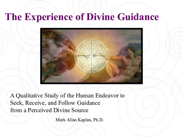 The Experience of Divine Guidance