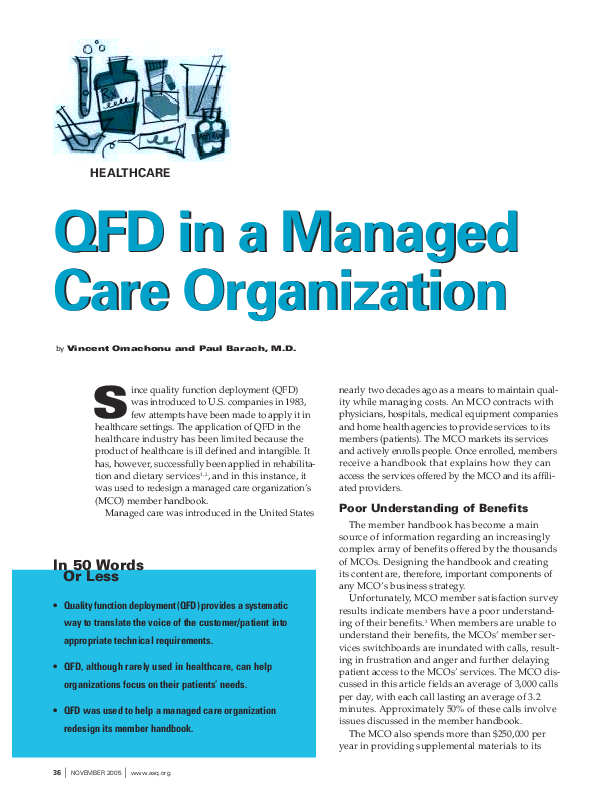 managed care organizations