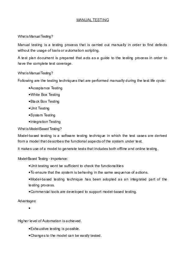 (DOC) Manual testing