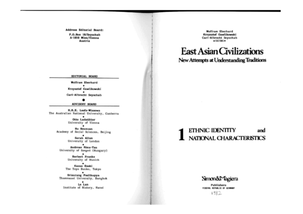 (PDF) "The Korean State and National Identity in the Ambit of Chinese ...