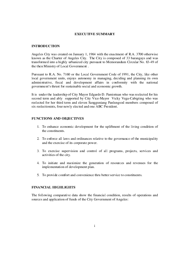 (PDF) COA AUDIT REPORT Angeles City Pampanga ES2013