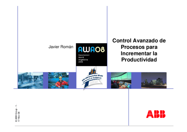 (PDF) APC: Control Avanzado de Procesos MPC: Control Predictivo basado ...