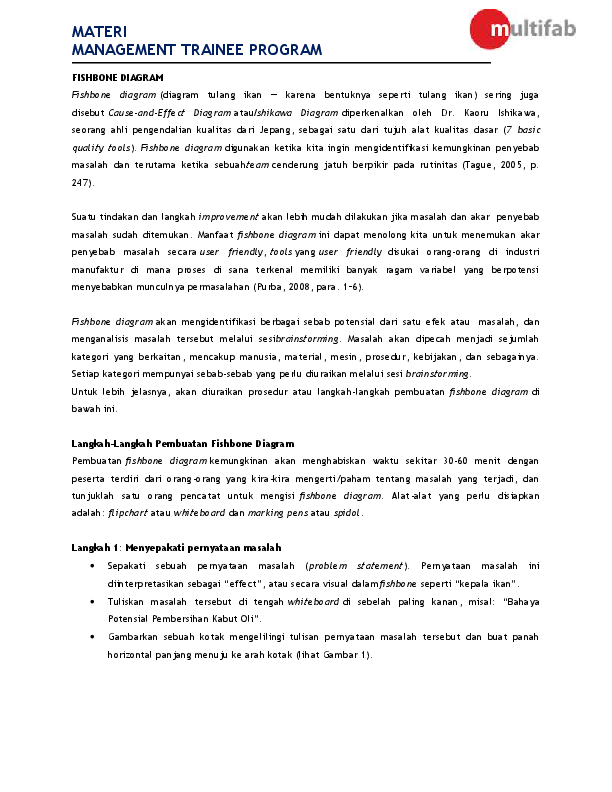 (PDF) MATERI MANAGEMENT TRAINEE PROGRAM