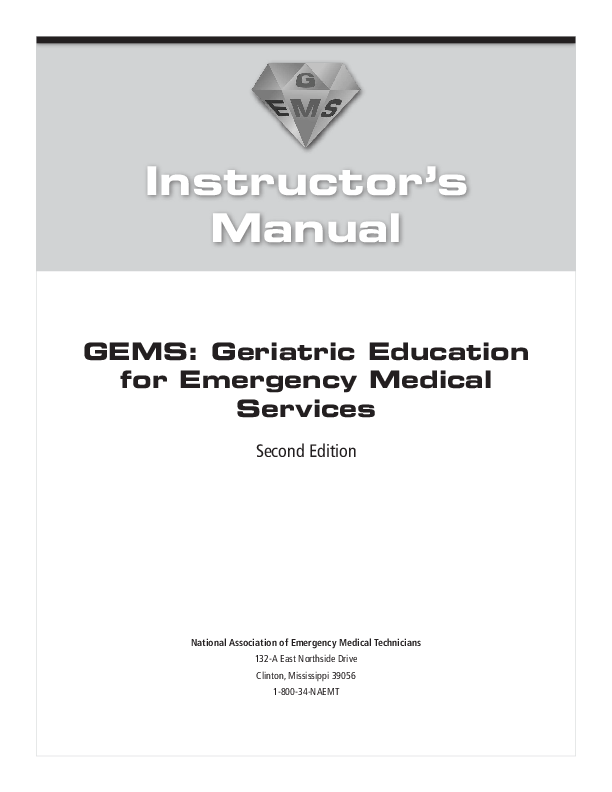 (PDF) GEMS Instructor Manual