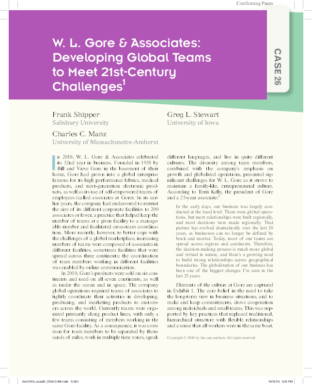 (PDF) Developing Global Teams to Meet 21st-Century