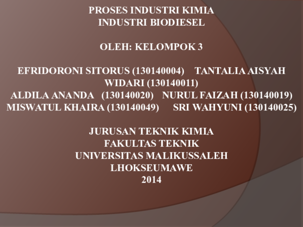 (PPT) Ppt pik biodiesel