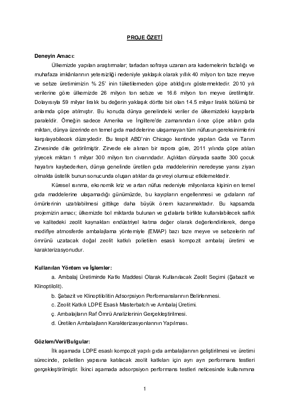 (PDF) Denge Modifiye Atmosferde Paketleme Yöntemiyle Gıdaların Raf ...