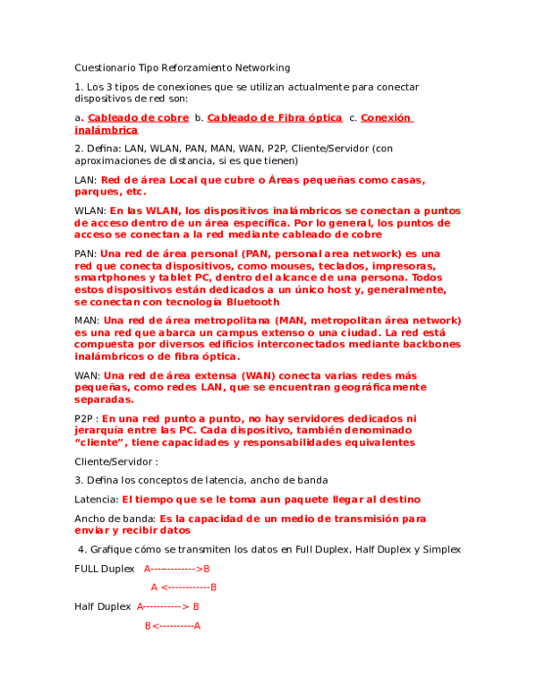 (DOC) Cuestionario Tipo Reforzamiento Networking